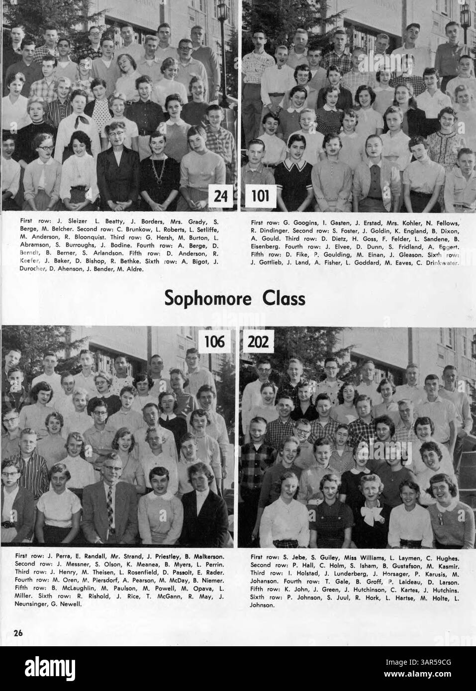 This yearbook for Southwest High School from 1957 showcases the ...