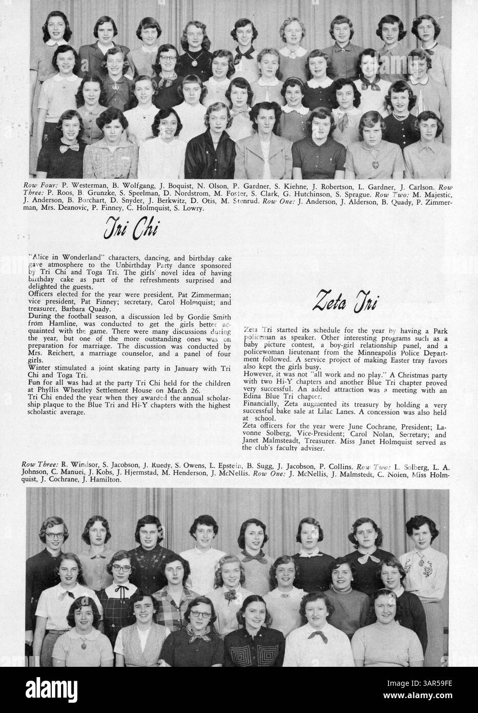 The 1952 yearbook of St. Louis Park High School highlights the students ...