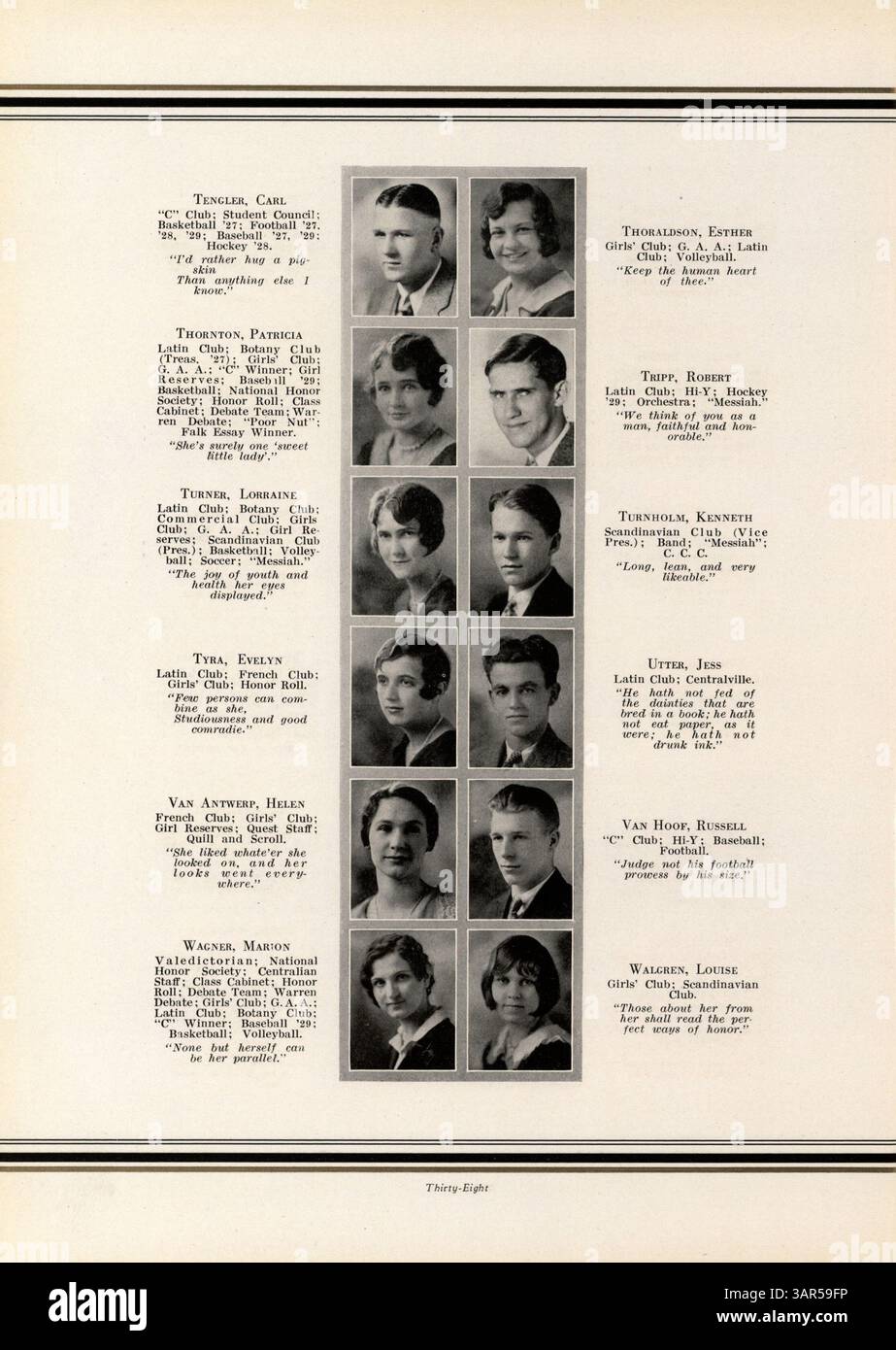 The 1930 Centralian Yearbook captures the spirit of Central High School ...