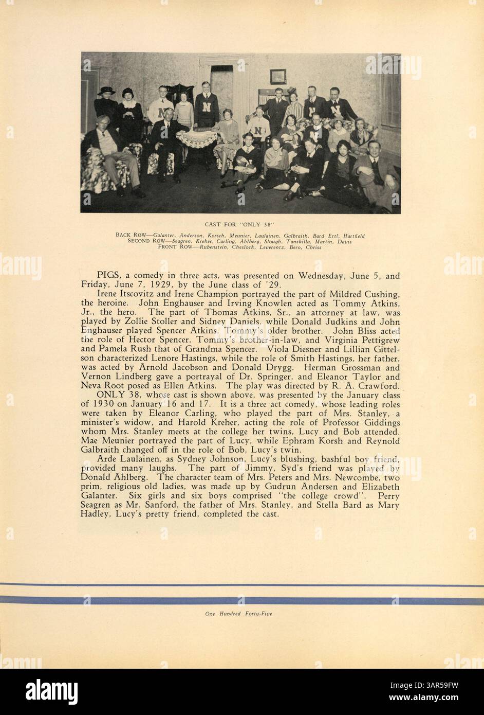 This 1930 yearbook from North High School documents the 1929-1930 ...