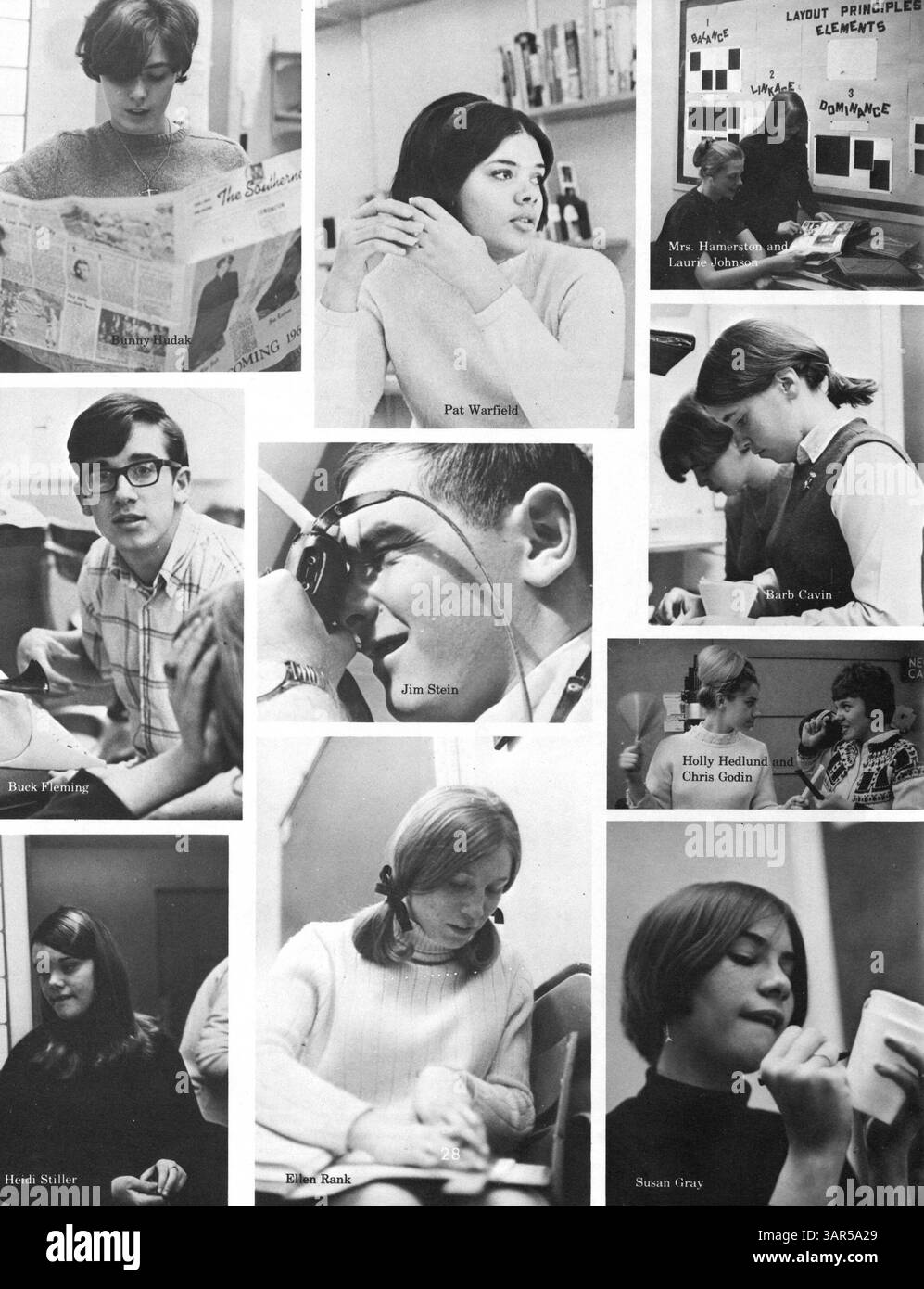 The 1967 Bisbila Yearbook from University High showcases the 1966-1967 school year, documenting ...