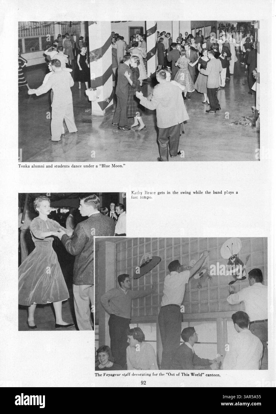 The 1957 'Voyageur' yearbook from Minnetonka High School captures the ...