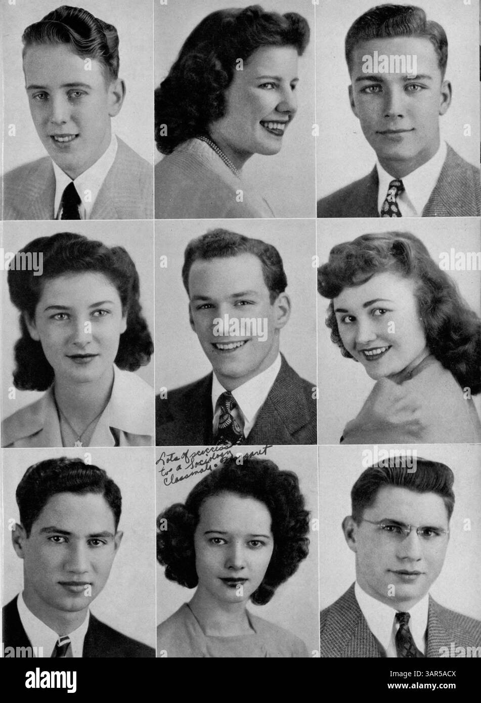 The 1943 edition of North High's Polaris yearbook reflects the school ...