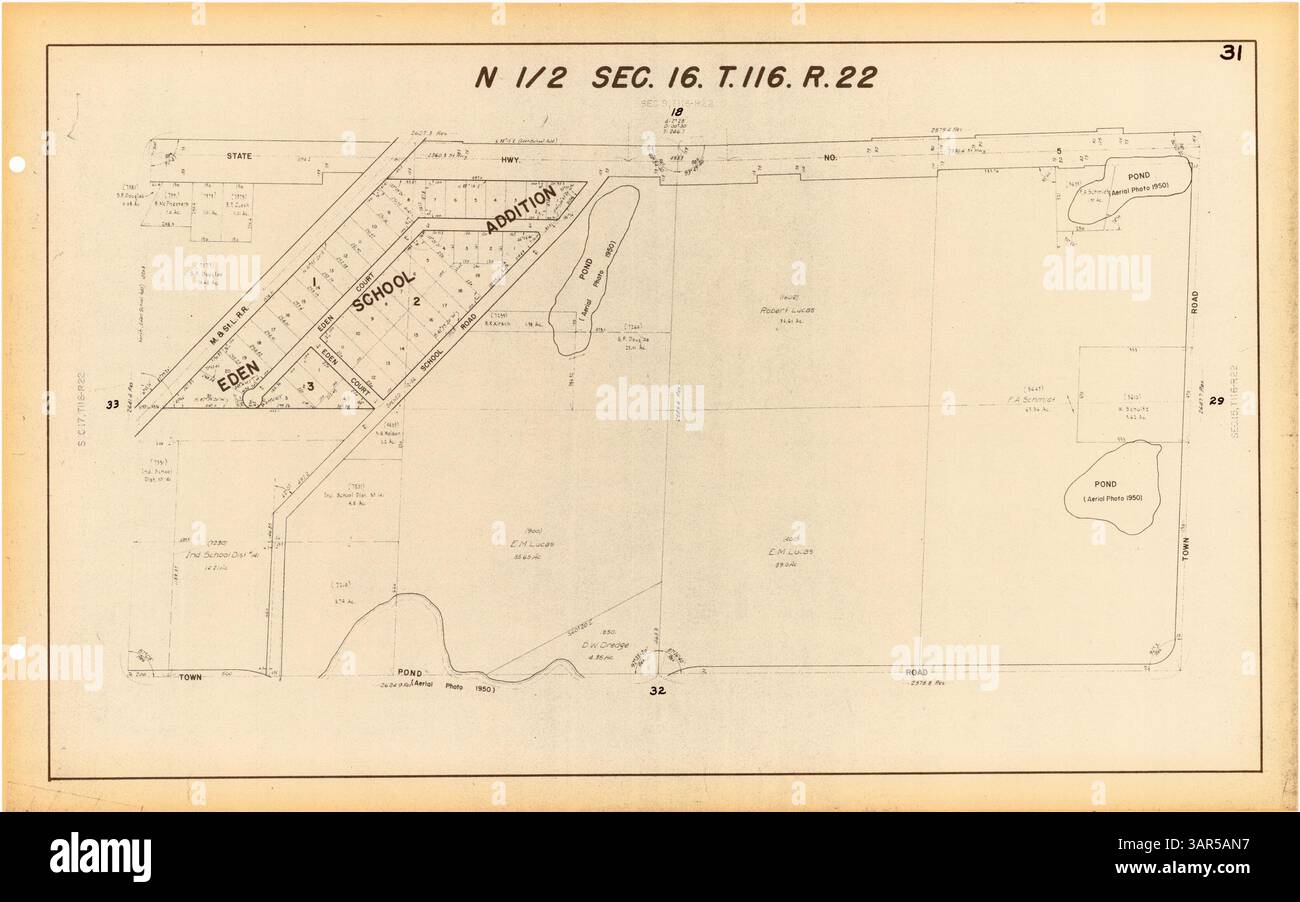 A set of detailed maps from the Village of Eden Prairie, Minnesota ...