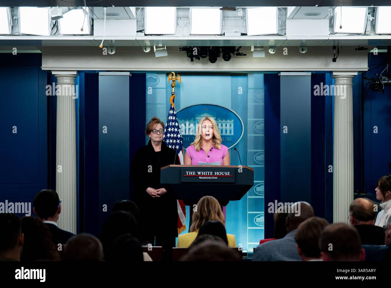 Washington, DC, USA. 16th Apr, 2025. Karoline Leavitt, White House ...