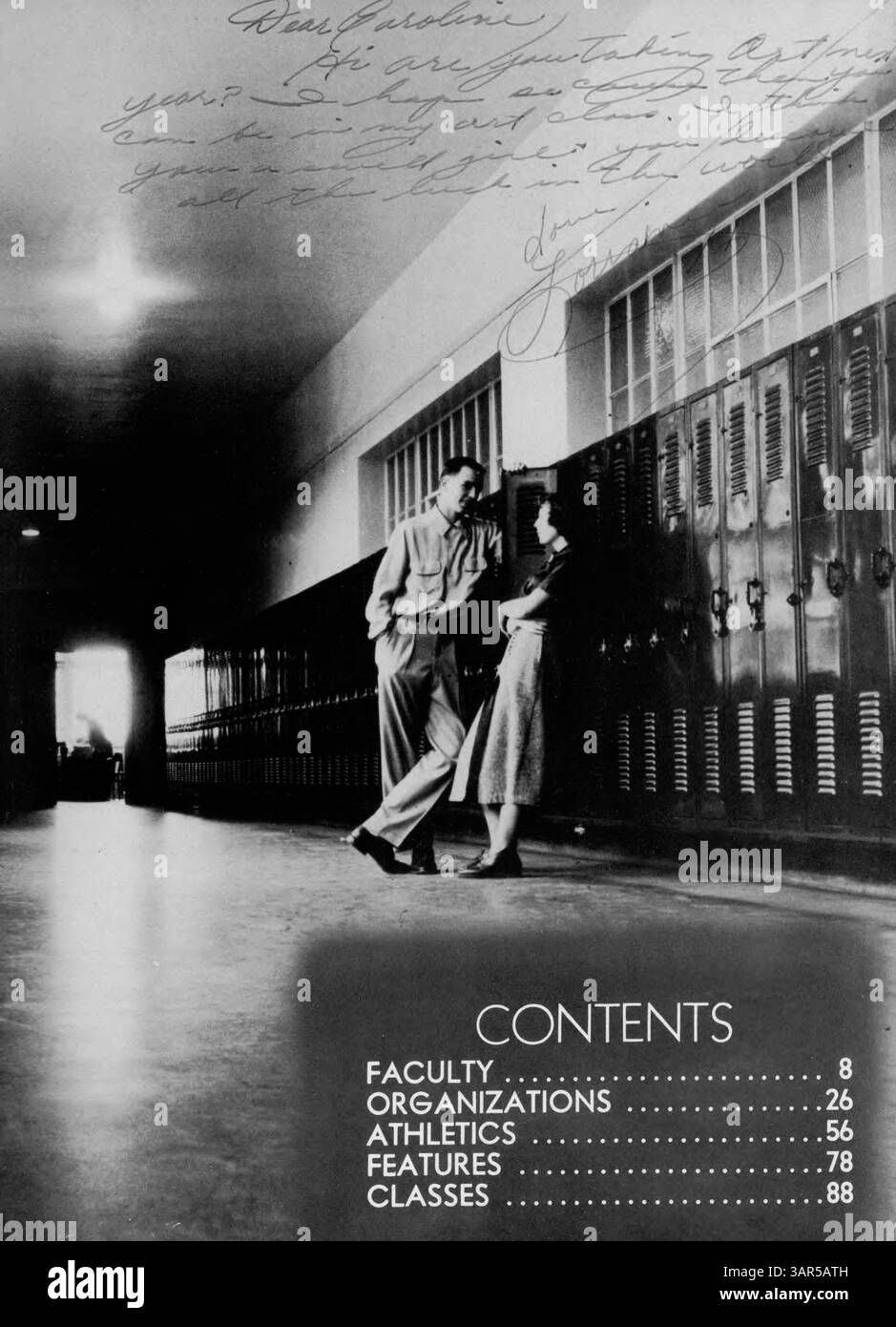 The 1952 Sagamore yearbook from Roosevelt High School features the ...