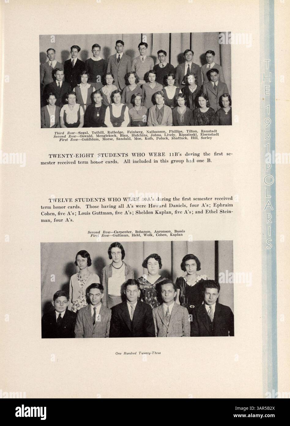 The 'Polaris 1931' yearbook documents the people, events, and ...