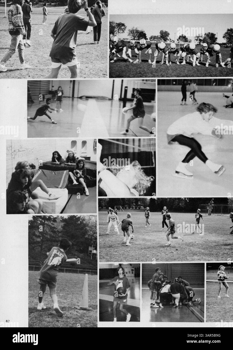 The 1988 Blake Middle School yearbook highlights student life, clubs ...