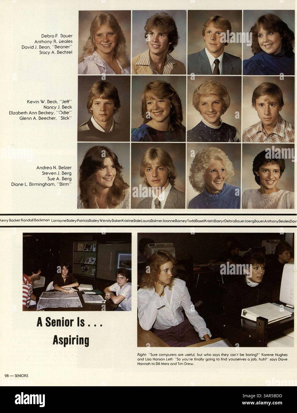 The Park Center High Yearbook for 1984 captures the students, teachers, athletics, clubs, and ...