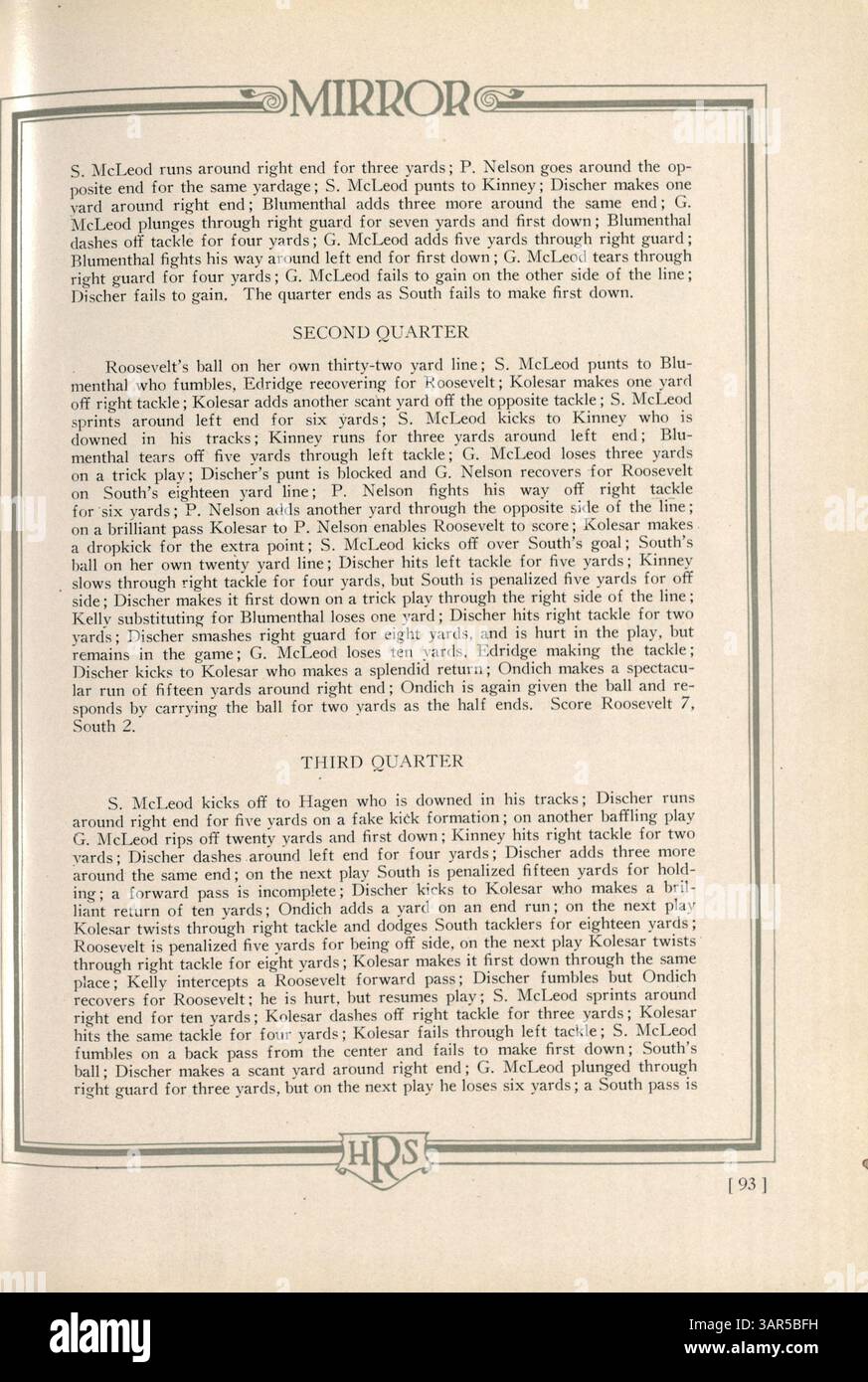 The 1925 'Mirror' yearbook from Roosevelt High School captures key ...