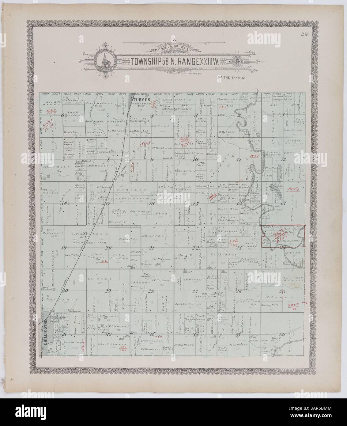 The Standard Atlas of Livingston County, Missouri, showcases historical ...