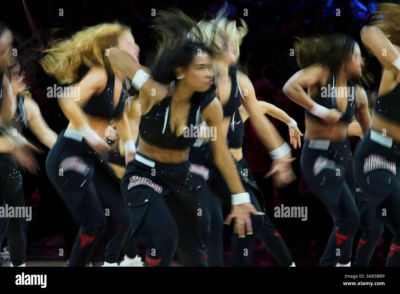 during the second half of an NBA play-in tournament basketball game in ...