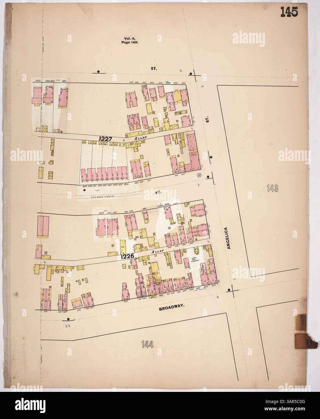 A page from Whipple's Fire Insurance Map of St. Louis, Missouri, from ...