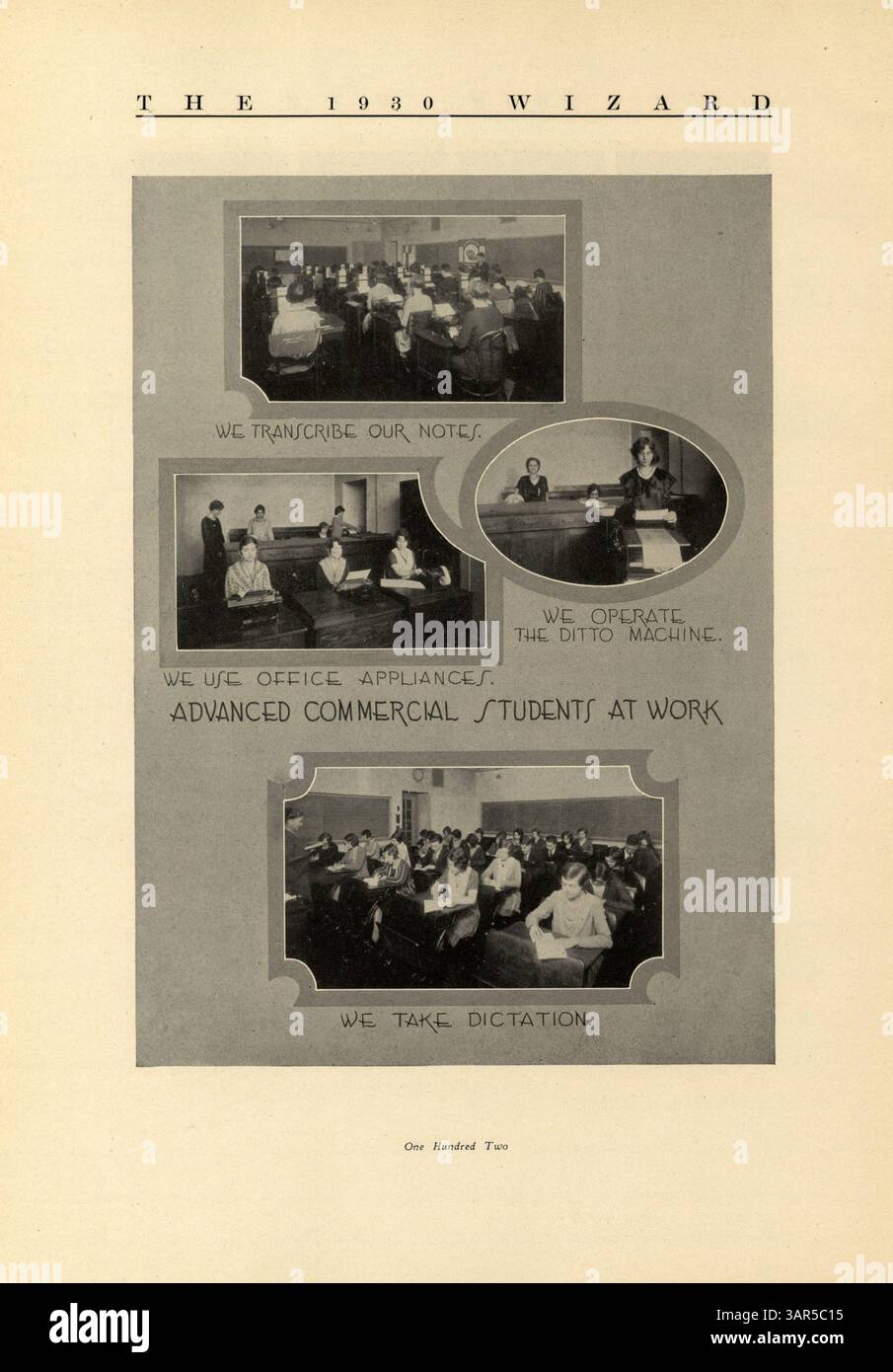 This 1930 edition of the Wizard yearbook from Edison High School ...