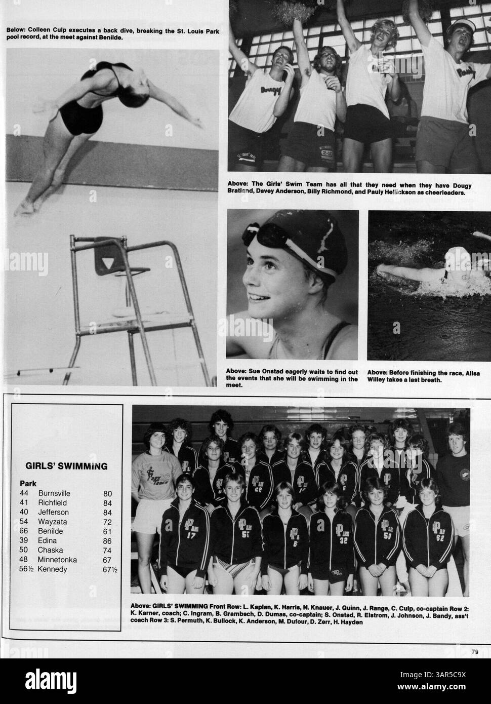 The 'Echowan' Yearbook from 1983 captures the students, faculty ...