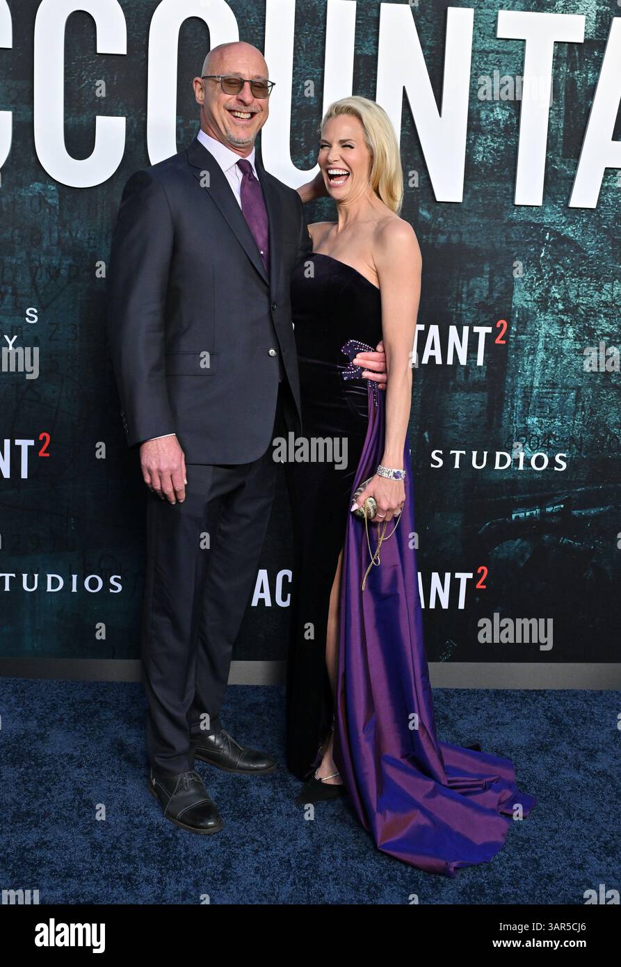 Hollywood, USA. 16th Apr, 2025. Gavin O'Connor and Brooke Burns ...