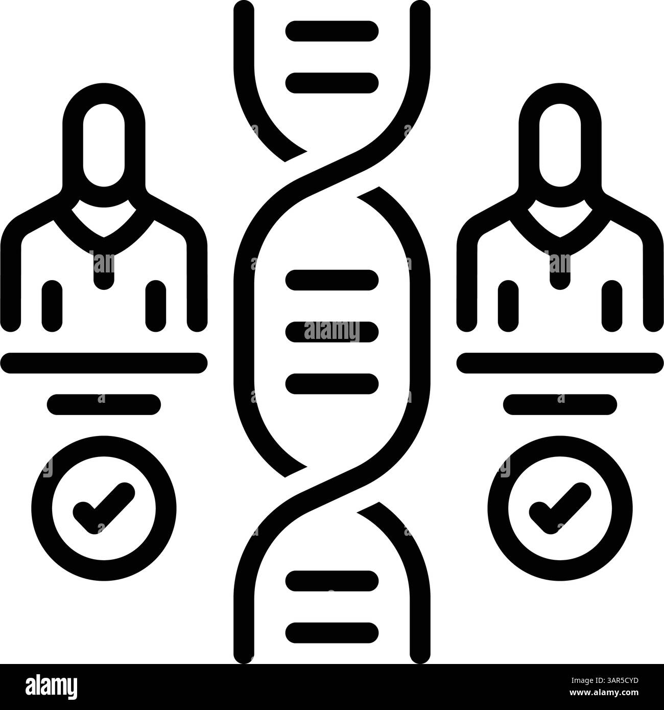 Icon for dna matching, dna Stock Vector Image & Art - Alamy