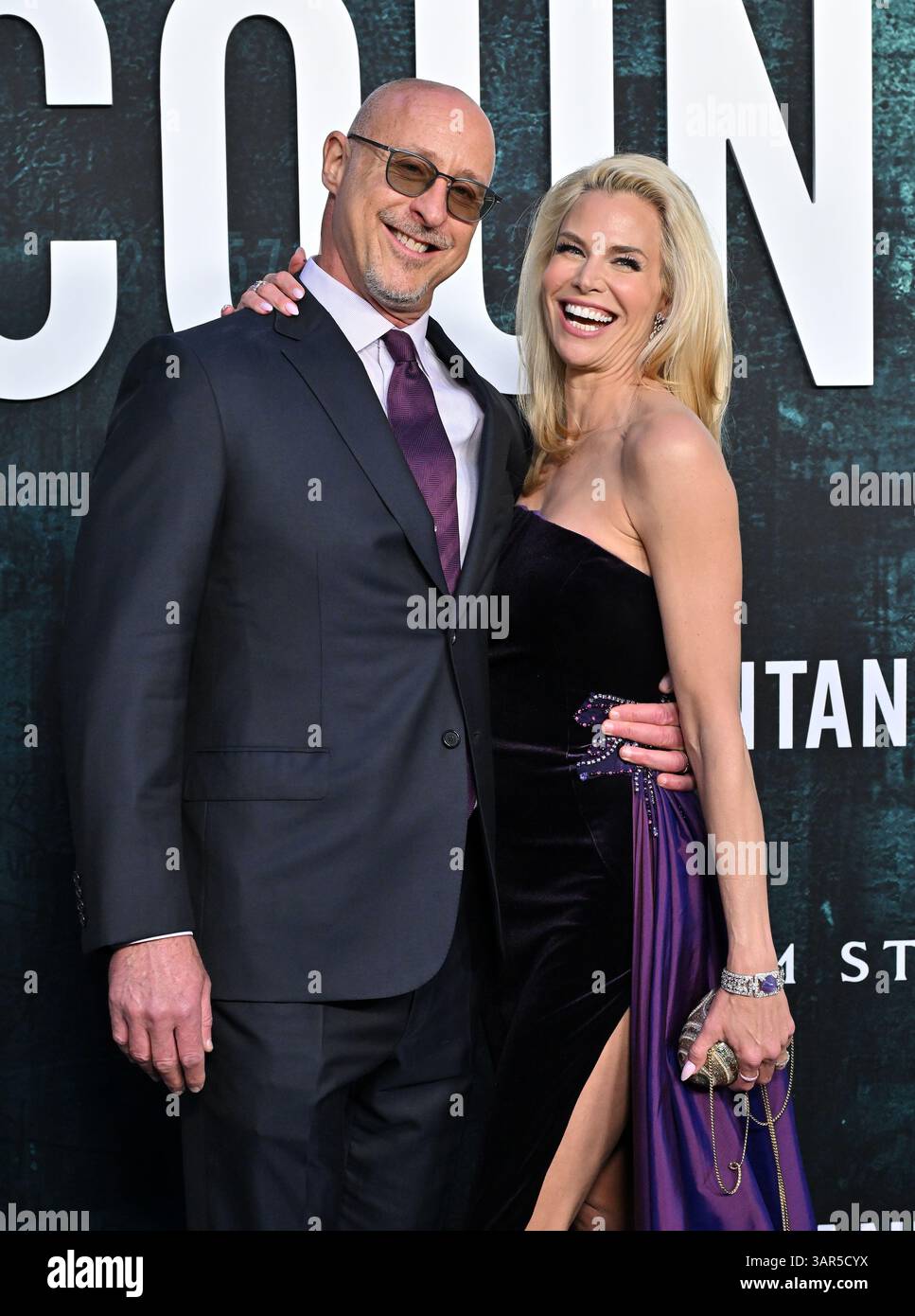 Hollywood, USA. 16th Apr, 2025. Gavin O'Connor and Brooke Burns ...