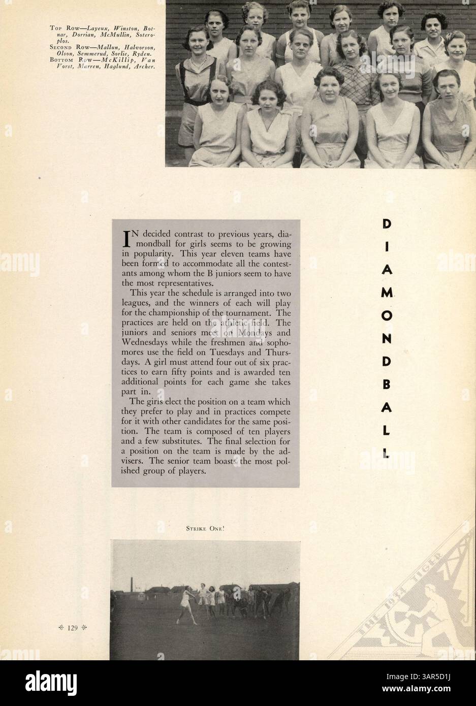 The 'Tiger 1934' Yearbook from South High School captures the events of ...