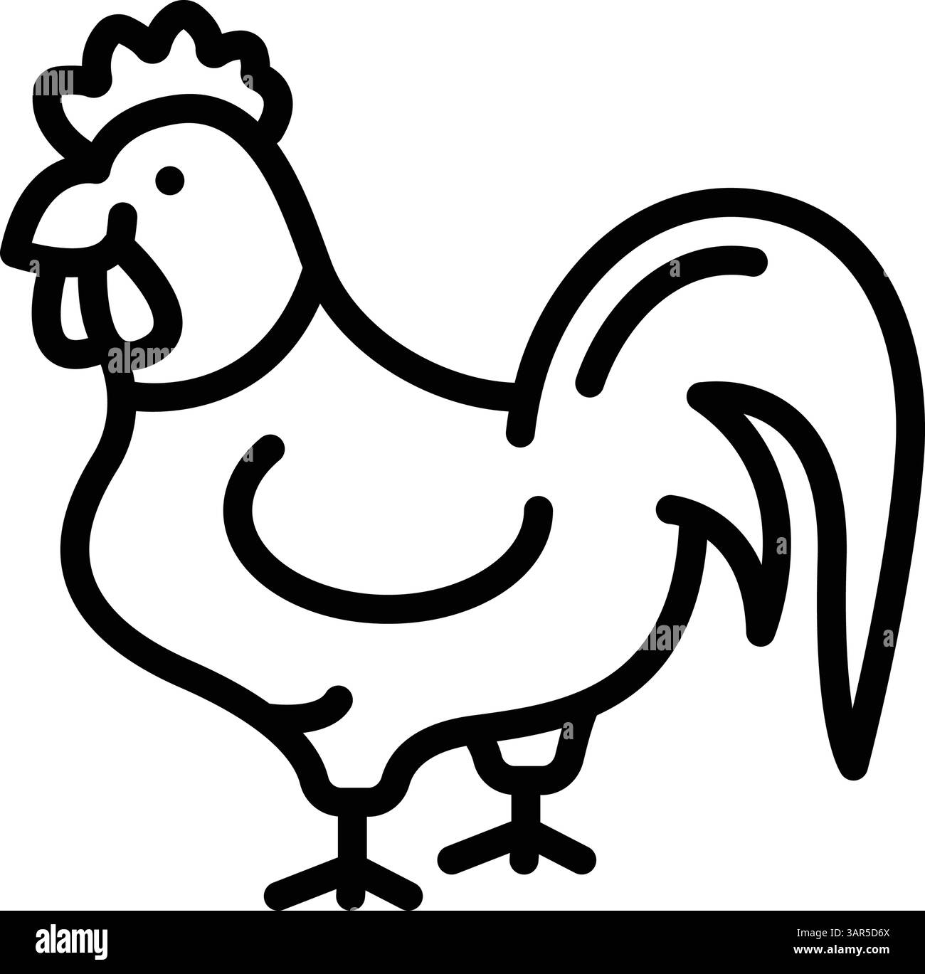 Icon for chicken, fowl Stock Vector Image & Art - Alamy