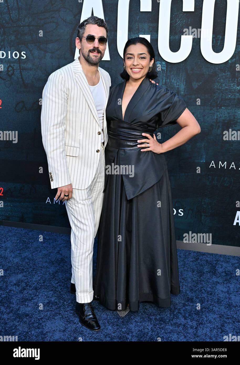Hollywood, USA. 16th Apr, 2025. Luis Gerardo Mendez and Adriana Paz ...