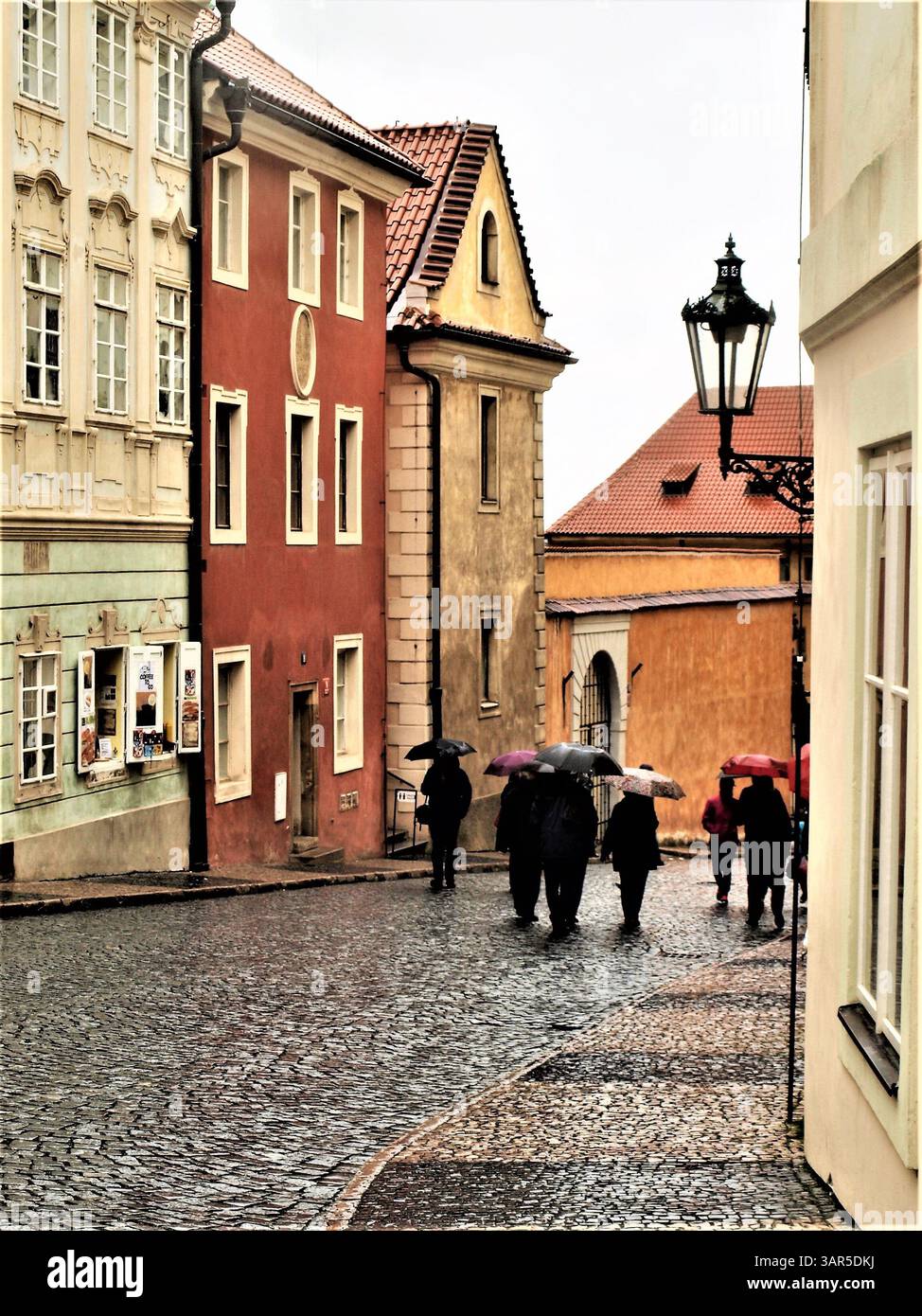 Historic Golden Lane Prague Castle Stock Photo - Alamy