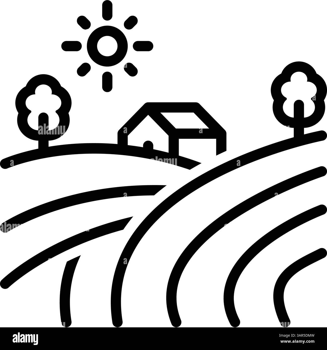 Icon for field, agriculture Stock Vector Image & Art - Alamy