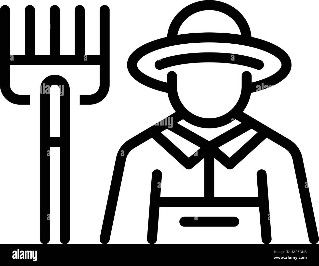 Icon for farmer, peasant Stock Vector Image & Art - Alamy