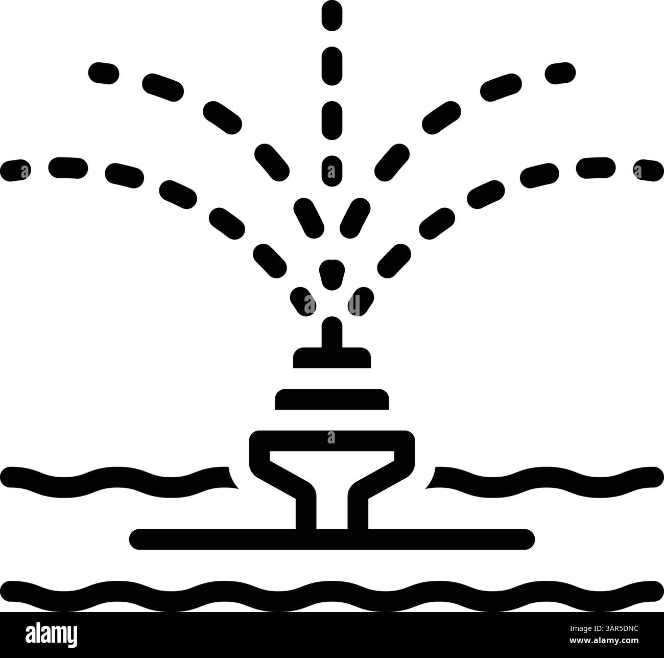 Sprinkler shape Black and White Stock Photos & Images - Alamy