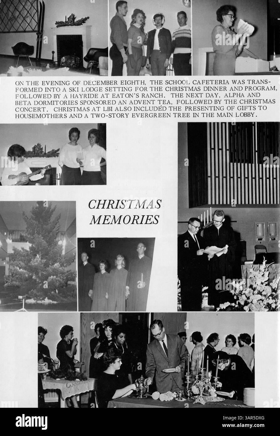 The 1963 yearbook, 'Reflector,' from the Lutheran Bible Institute ...
