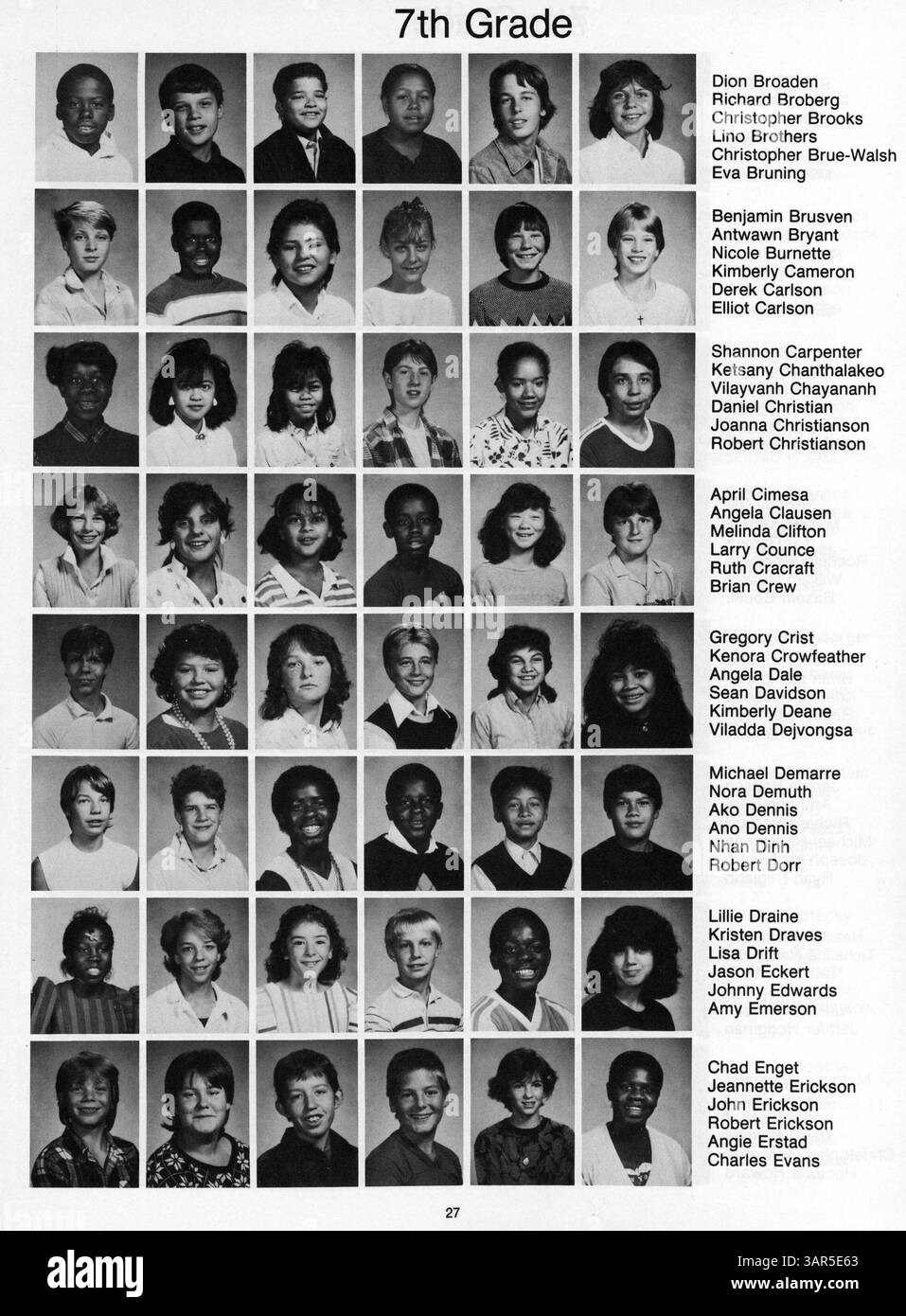 The 1987 'Sanford Hawk' yearbook captures the students, teachers, and ...