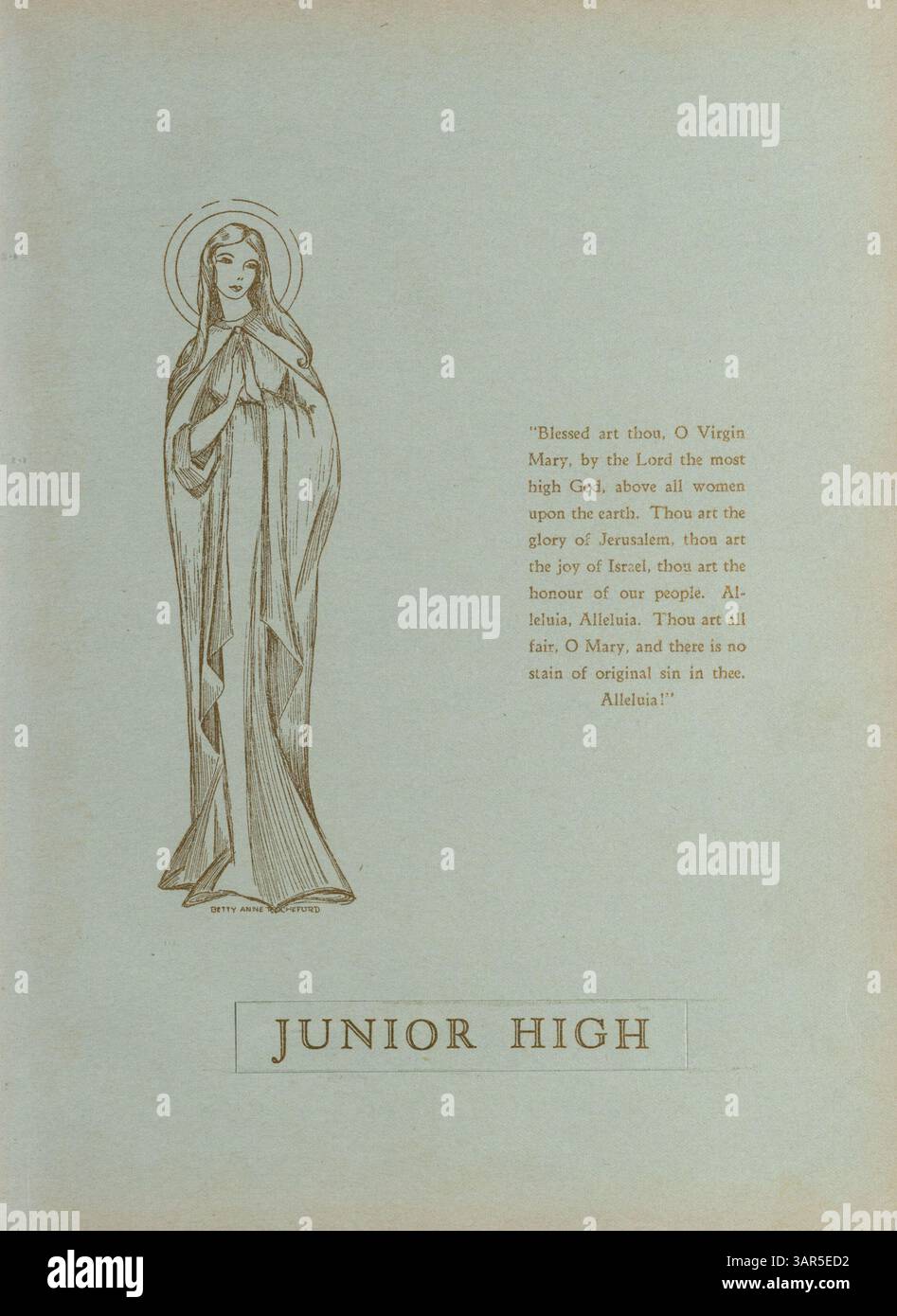 The 1933 yearbook from Academy of Holy Angels highlights significant ...
