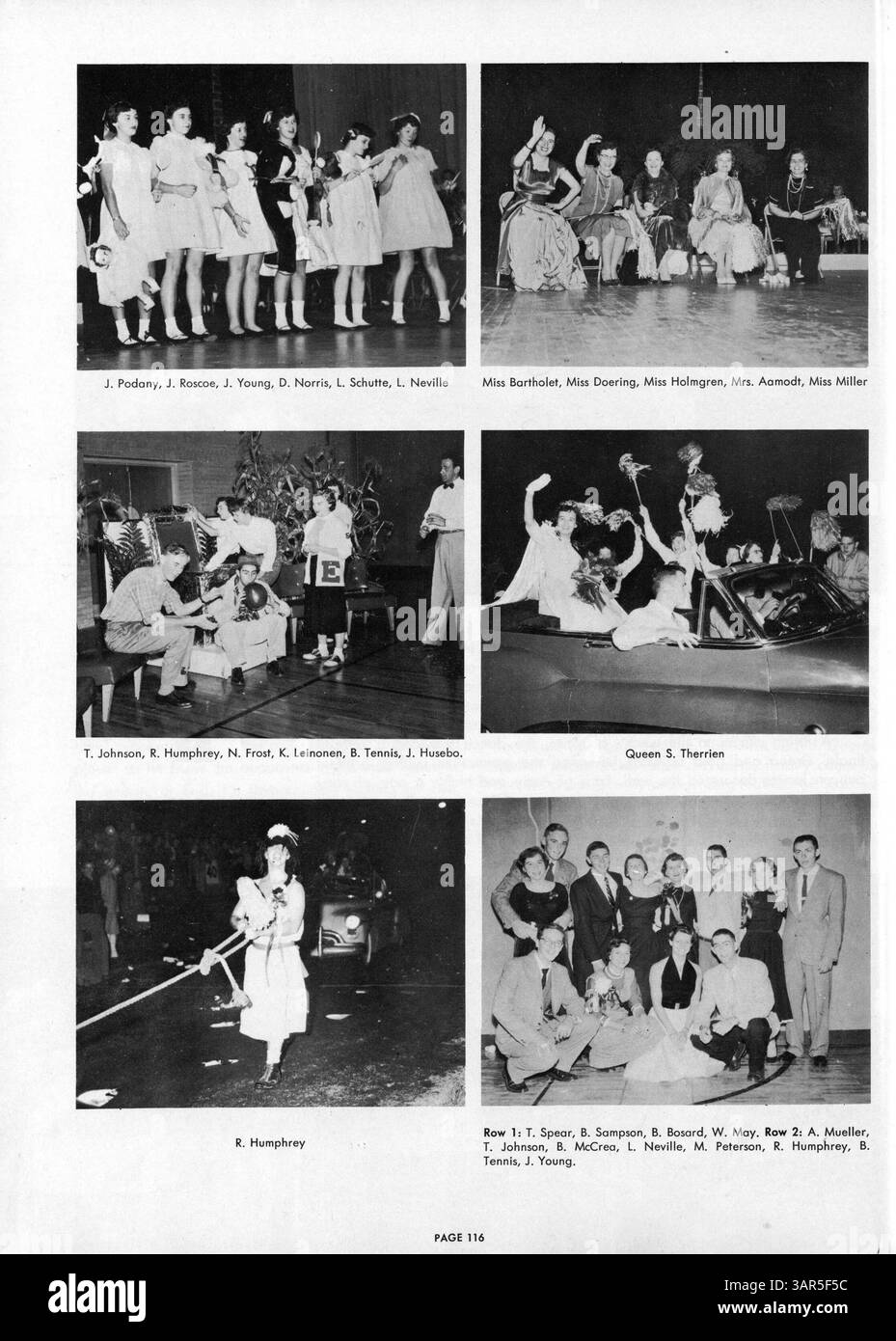 The 'Whigrean' yearbook for Edina-Morningside High School, 1955 ...