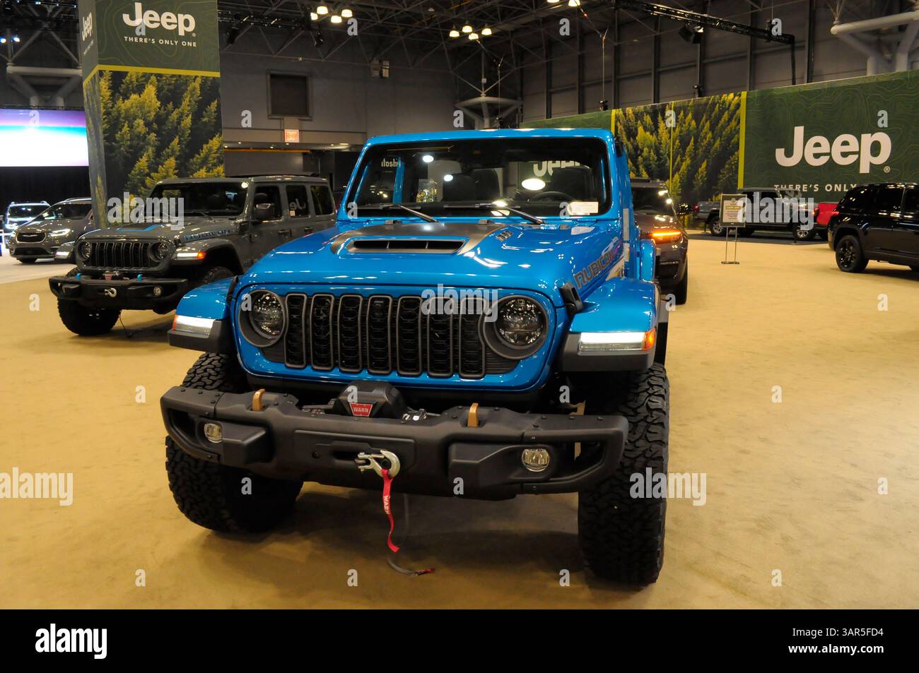 New York, United States. 16th Apr, 2025. A Jeep Wrangler Rubicon ...