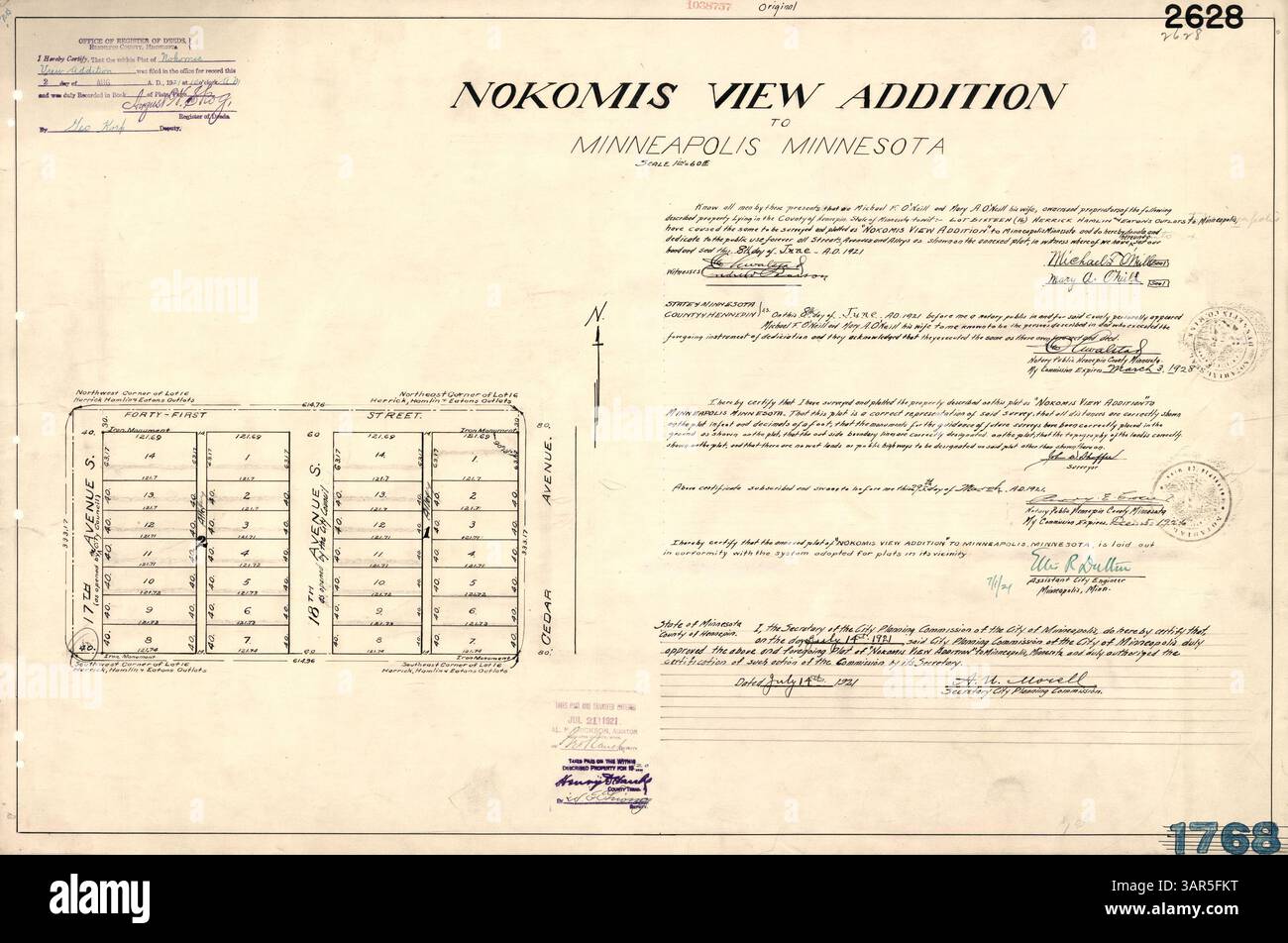 Nokomis View Addition is a residential area in Minneapolis, showcasing ...