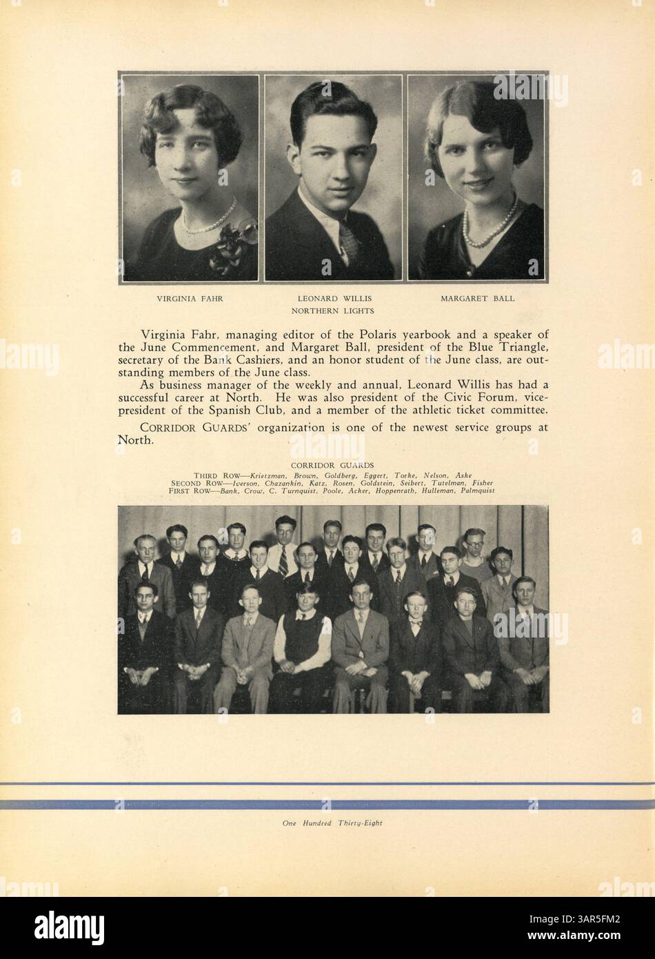 The 1930 yearbook from North High features student portraits, athletics ...