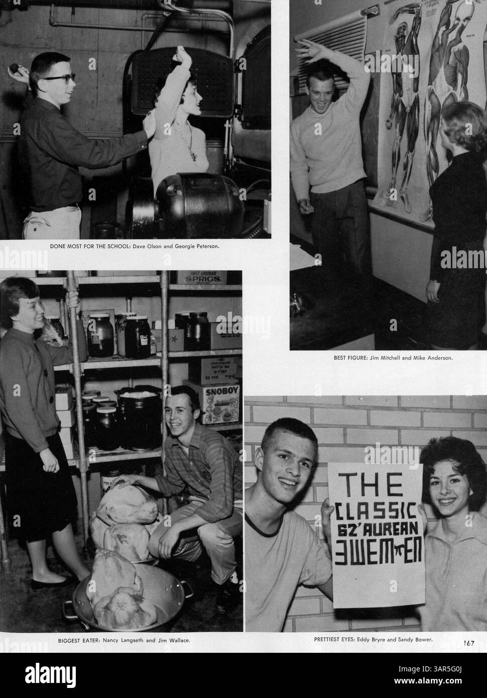 This 1962 Aurean Yearbook from Richfield High School features portraits ...
