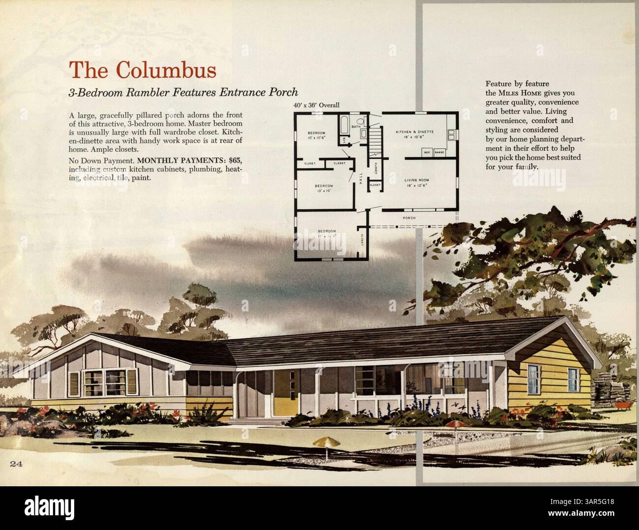 Provides house designs with detailed descriptions hi-res stock ...