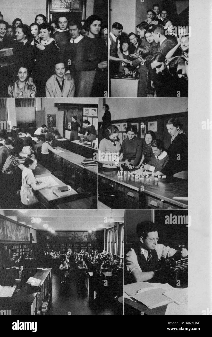 The 1936 'Bisbila' yearbook documents the University High School ...