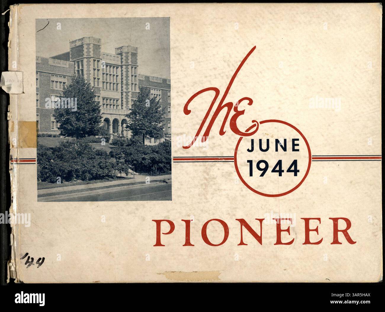 The 1944 Central High Yearbook, 'Pioneer June,' highlights the 1943 ...