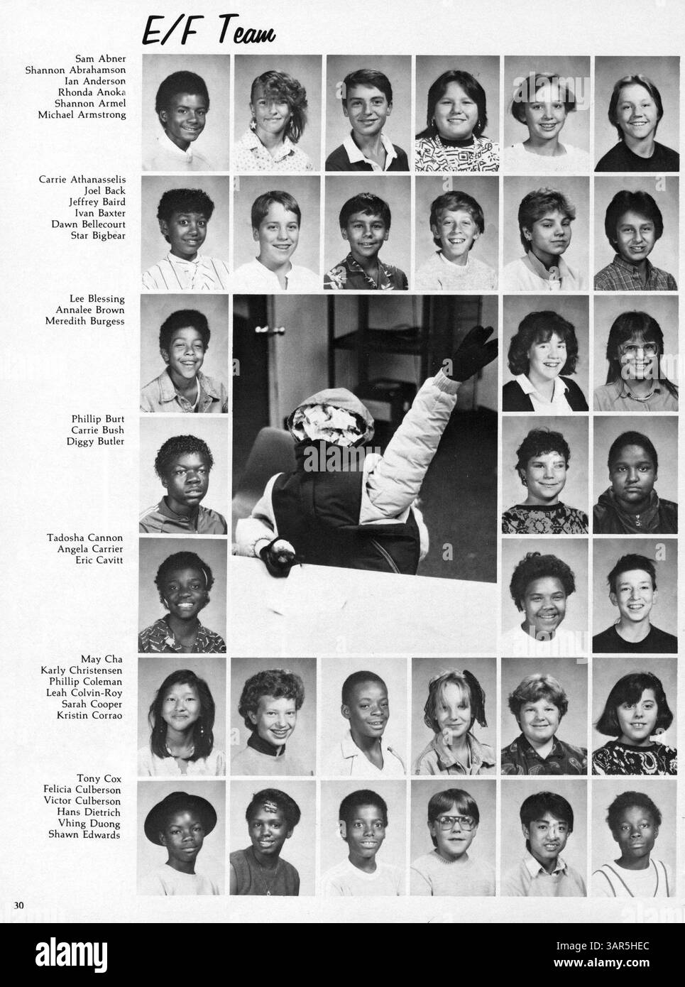 The 1986-1987 Andersen Open 'Dragon' yearbook captures the high school ...