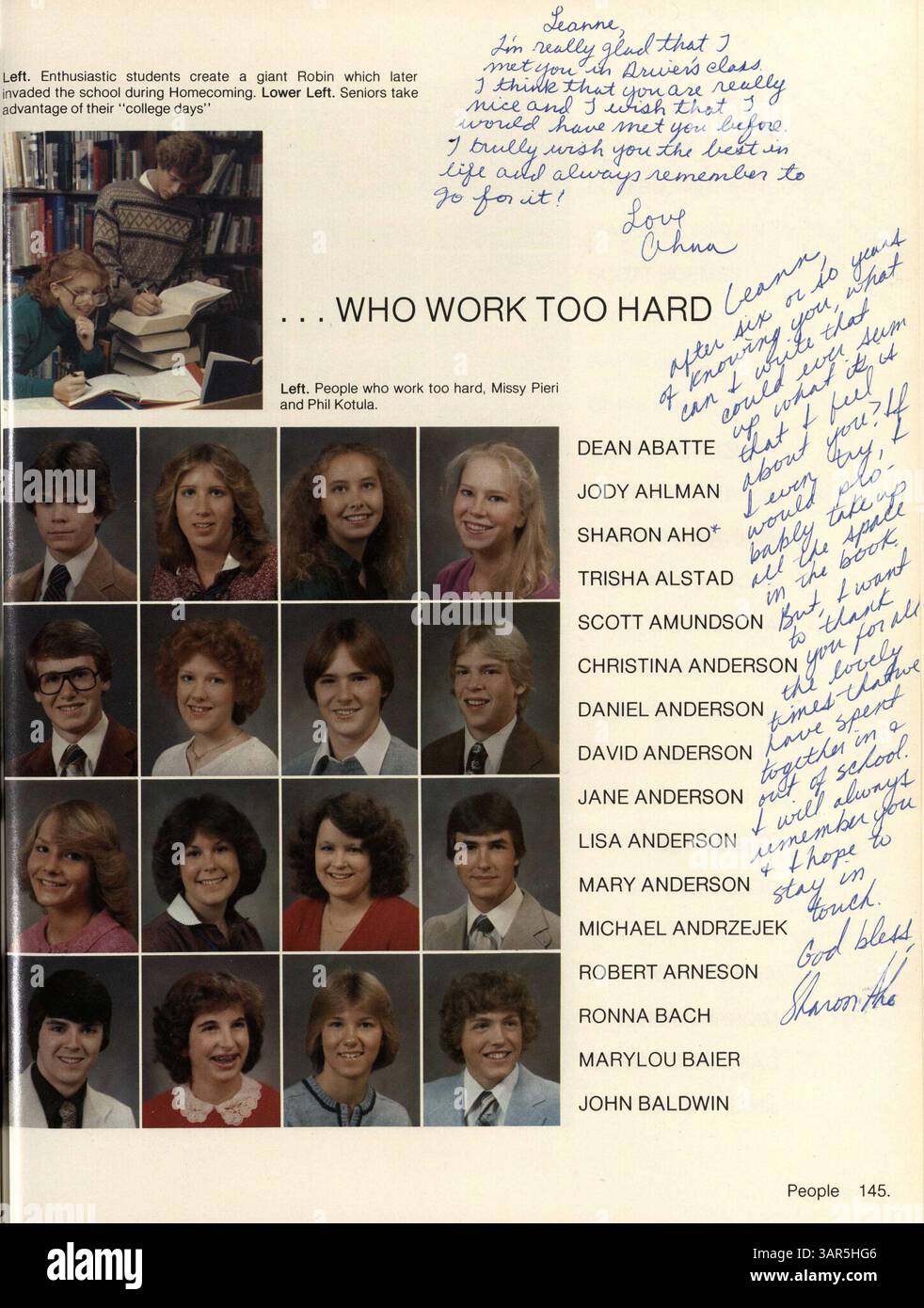 The 1981 Robbinsdale High School 'Robin' yearbook showcases students ...