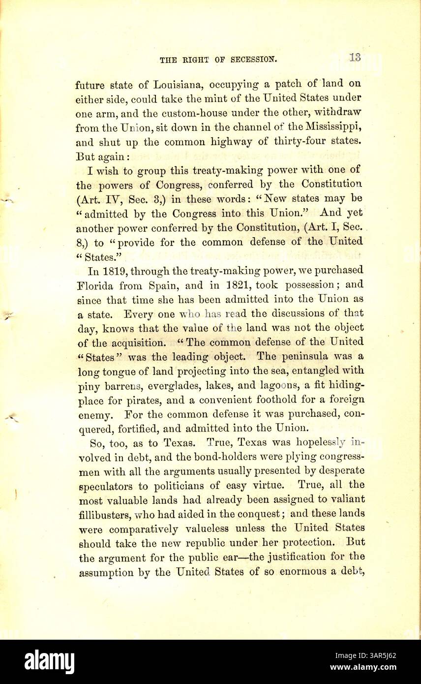 This address, delivered by William Johnston on March 16, 1861 ...