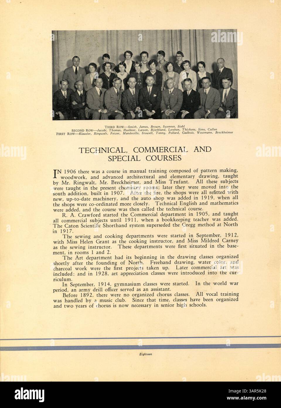 The 1930 North High yearbook, Polaris, features student portraits ...