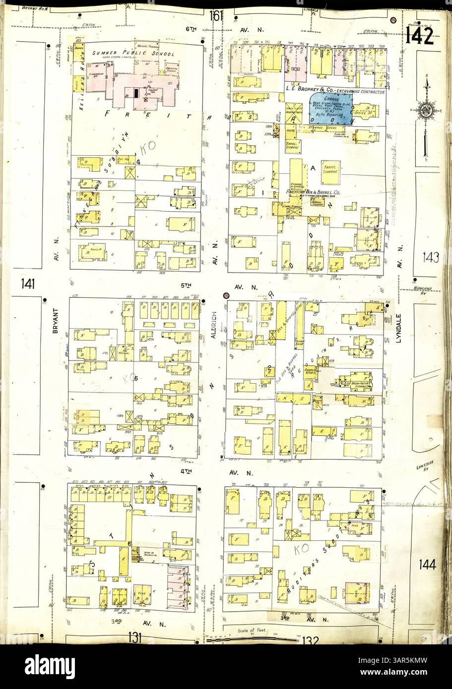Sanborn fire insurance maps of Minneapolis provide detailed information ...