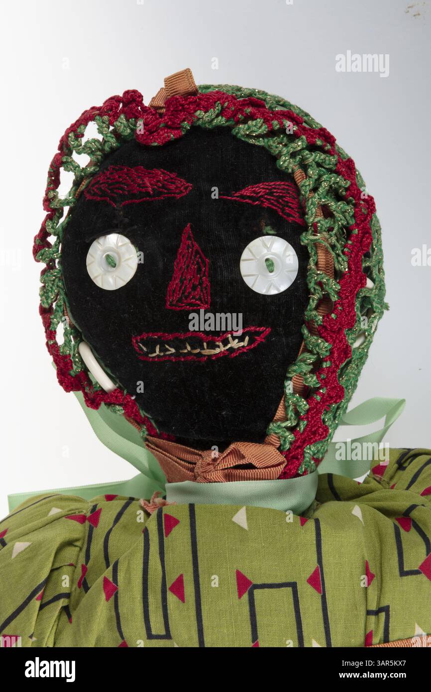 This hand-sewn doll, named 'Bessie' by its owner Anora Kelledy Koetting ...