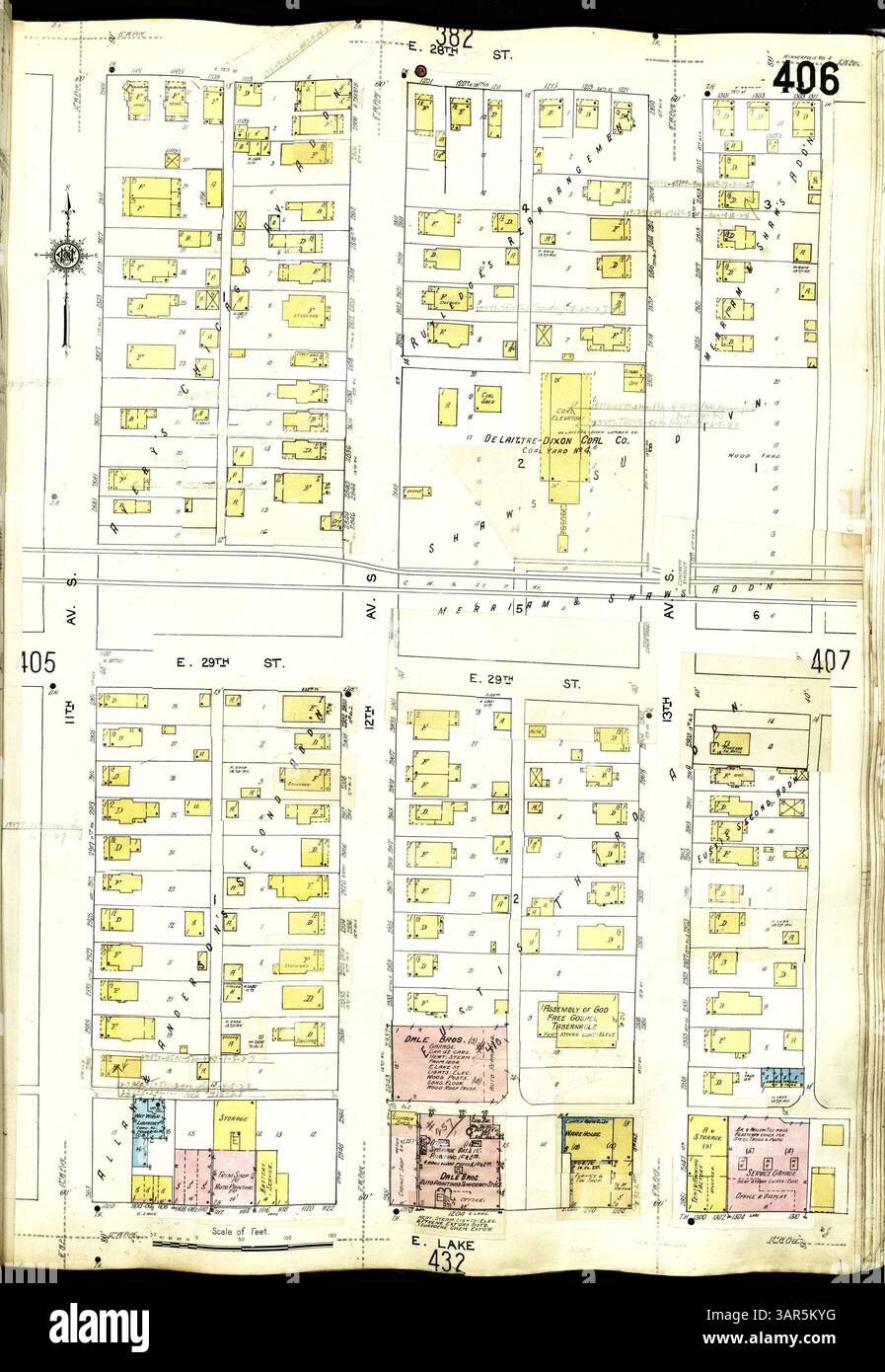 Volume 4 of the Sanborn Insurance Maps of Minneapolis, covering the ...