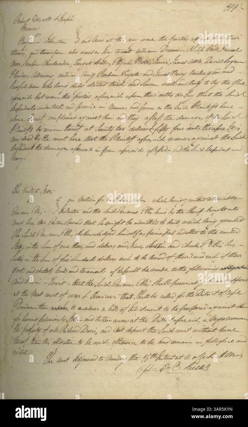 Volume 2 of the Missouri Supreme Court Minute Books contains 280 pages ...