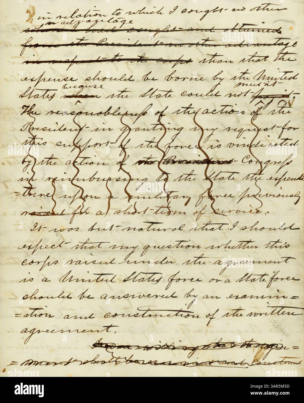 An unsigned draft of a letter dated October 10, 1862, from St. Louis to ...
