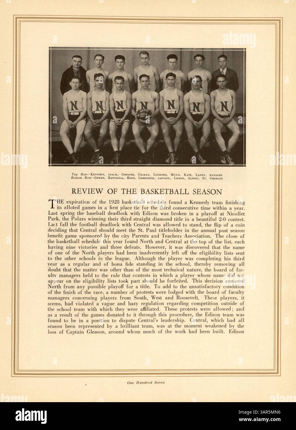 The 1928 Polaris yearbook captures the key moments of the 1927-1928 ...